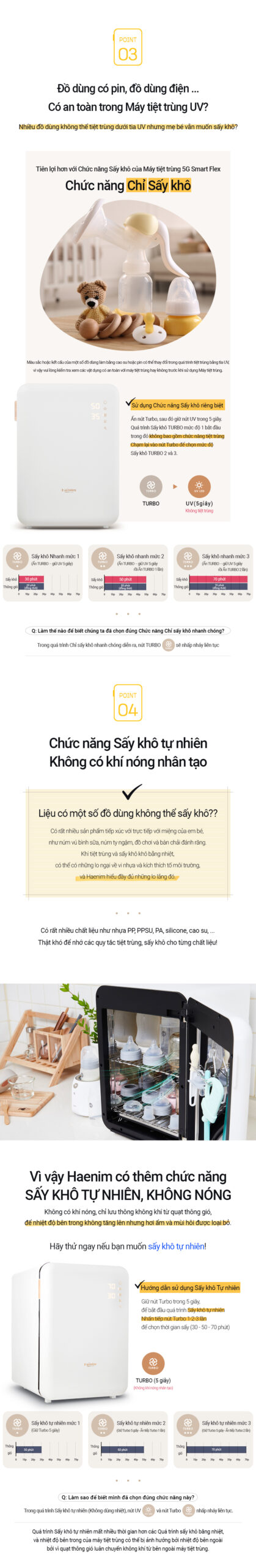 Máy tiệt trùng sấy khô bình sữa UV LED Haenim 5G – BetterMoms – Nhà ...